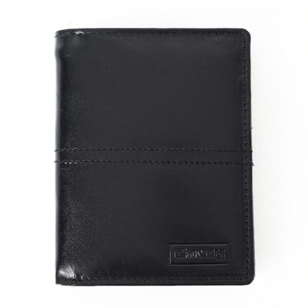 Envoy Classic Black Shine Full-Grain Leather Wallet - Envoy London